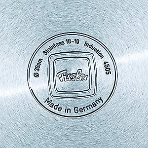 Fissler Bonn 9-Piece Stainless Steel Cookware-Set with Glass Lids Stainless-Steel - Induction