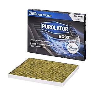 Purolator PBC36286 PurolatorBOSS Premium Cabin Air Filter with Febreze Freshness fits Select Ford and Lincoln,1 Count (Pack of 1)