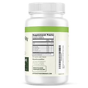 Beef Organ Supplement Grass Fed - 7 Beef Organs Complex from New Zealand - Liver, Heart, Pancreas, Kidney, Lung, Spleen, Bone Marrow - Non-GMO, No Fillers, Hormone & Antibiotic Free - Carnivore Diet