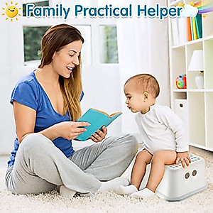 6 Pack Step Stool for Kids Toddler Step Stool Kids for Bathroom Sink Toilet Stools for Potty Training, Bathroom, Kitchen, Bedroom, Toy Room and Living Room Step Stool with Non Slip Base