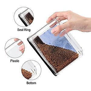 Arctic Fox Storage Box Plastic Food Organizer Container Canisters with Lid for Kitchen