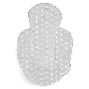 Infant Insert Compatible with 4Moms Mamaroo & Rockaroo – Car Seat Insert 2 Pack – Reversible Infant Car Seat Insert – Soft Plush Minky Car Seat Head Support Insert