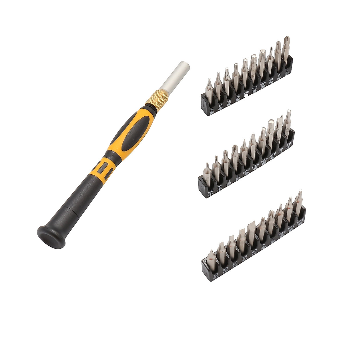 Syba 41 Precision Screwdriver Set, Magnetic Driver Kit with 30 Bits, Professional Electronics Repair Tool Kit with Carrying case for Repair iPhone, Cell Phone, iPad, PC, and Screen Repair