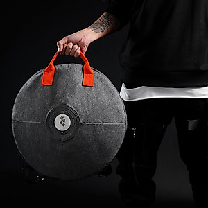 Steel Drum 15 Notes Steel Tongue Drum 13 Inch Tank Drum Zen Drum With Mallets Travel Bag For Beginner Music Lovers Gift (Obsidian)