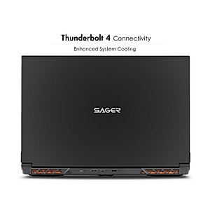 Sager 2023 NP7881C Gaming Laptop, 17.3 Inch FHD 144Hz 72% NTSC, Intel i9-13900HX, RTX 4050 6GB, 32GB RAM, 1TB Gen4 NVMe SSD, TBT 4, Win 11