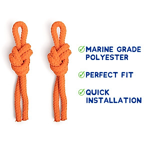 Rubber Latch Kit and Rope Handles for YETI Coolers and RTIC Coolers - Rubber Cooler Latches and Rope Handles - Rope YETI Handle and YETI Cooler Latches Replacement - YETI Latches Replacement