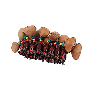 MILISTEN 1 Pc African Nut shell Hand Bell Bracelet Handbell African Nut Shell Belt Handbell Hand Chain for Girls Female Women Lady