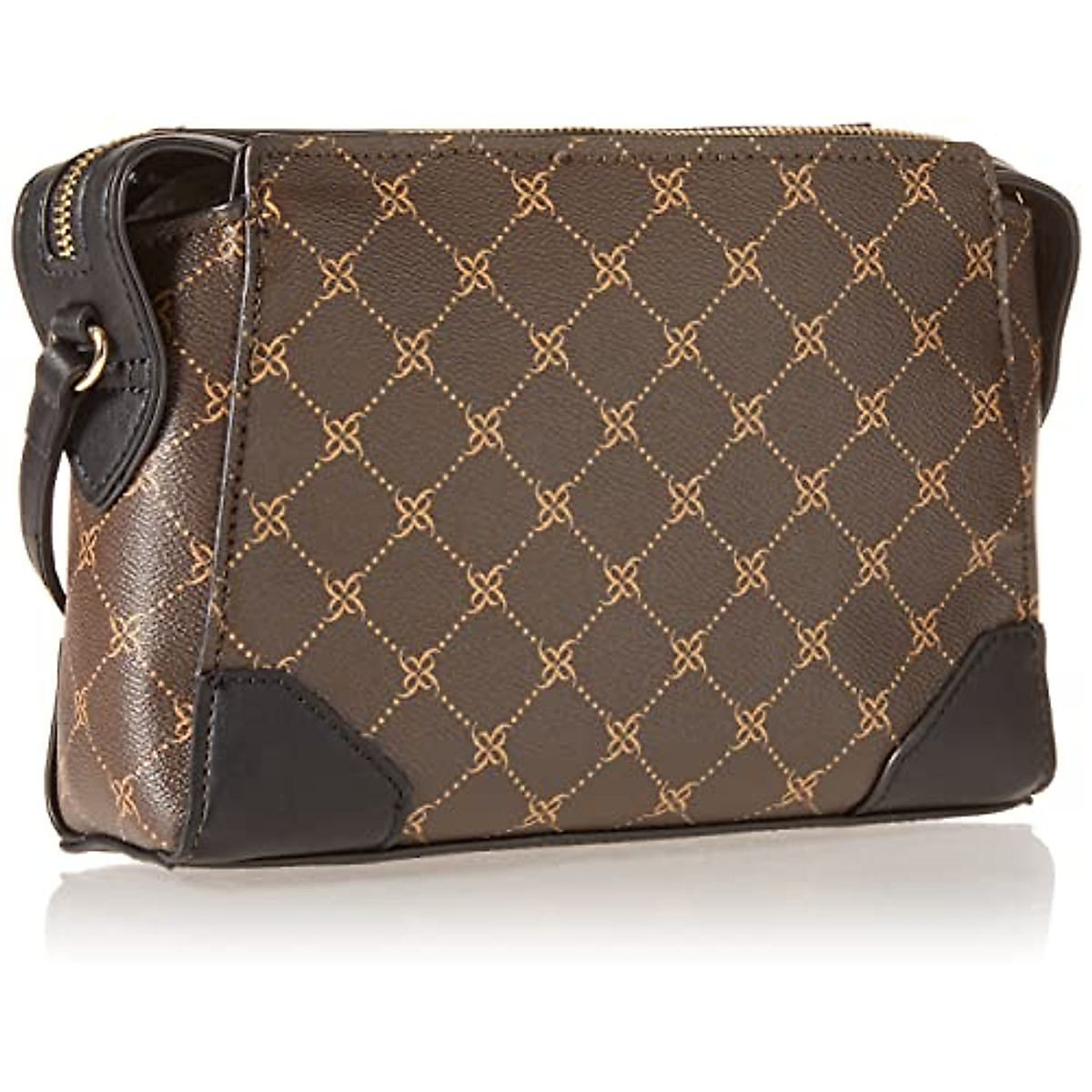 NINE WEST womens Brooklyn Jet Set CROSSBODY, Brown/Black, One Size US