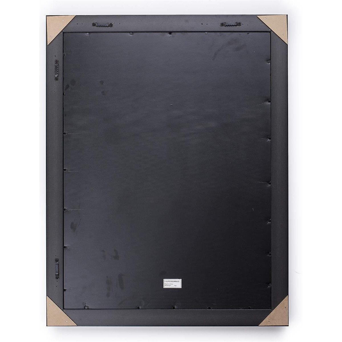 Displays2go Wall Mount Poster Frame and Hooks for Portrait or Landscape Graphics, 18 by 24-Inch, Black