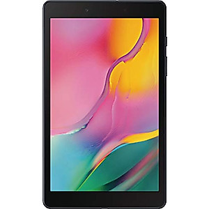 Samsung Galaxy Tab A 8.0" (2019, WiFi + Cellular) 32GB, 5100mAh Battery, 4G LTE Tablet & Phone (Makes Calls) GSM Unlocked SM-T295, International Model (Black) (Renewed)