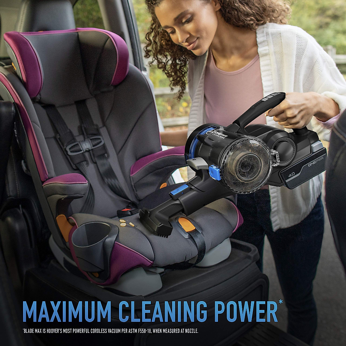 Hoover ONEPWR Blade MAX AutoVac Cordless Hand Held Vacuum Cleaner, Lightweight Handheld for Home Car and Pet Hair, BH53357VE, Black