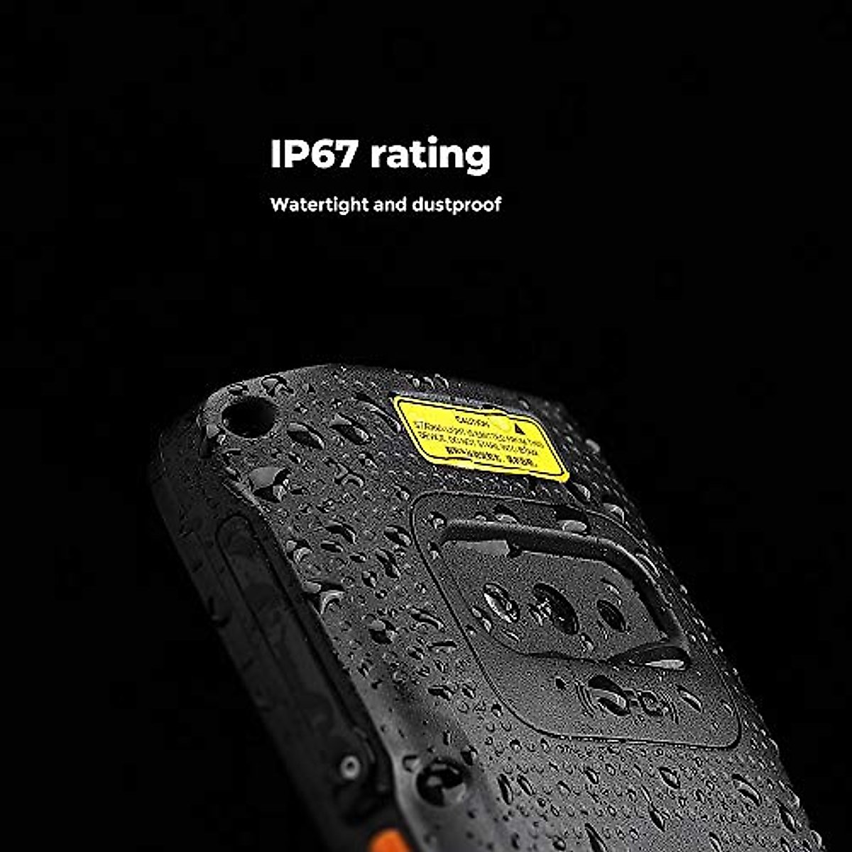 MUNBYN Android Barcode Scanner Pistol Grip Handheld Mobile Computer, 2D QR PDF417 Zebra 4710 Scanner, 4+64B Memory Qualcomm CPU, Wi-Fi, NFC 4G, IP67 Rugged Data Collector Warehouse for Enterprise WMS