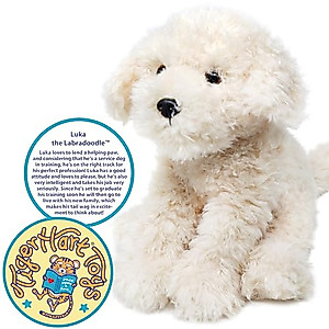 TigerHart Luka The Labradoodle - 12 Inch Stuffed Animal Plush Poodle Dog