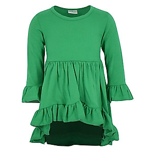 Unique Baby Girls St Patrick's Day Luck of the Irish Legging Set (10/5XL, Green)