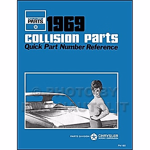 1969 MoPar Body Collision Parts Book Reprint