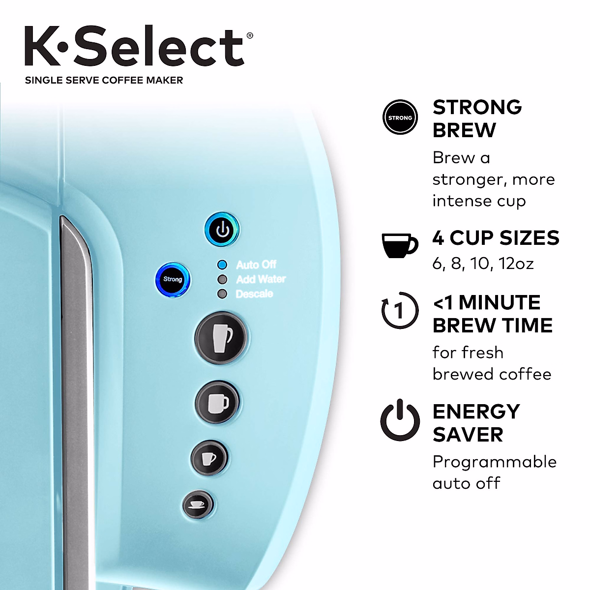 Keurig K-Select Single-Serve K-Cup Pod Coffee Maker, Oasis