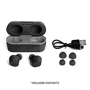 Skullcandy Jib True Wireless Earbud with Microphone / 22 Hour Battery Life / Use with iPhone and Android / Best for Gym, and Gaming / Bluetooth Earbud Headphones - Black