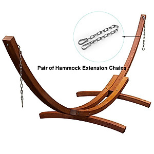 2 Pack Extension Chain with 4 Carabiners Snap Hook for Hammocks Stand Chairs Porch Swing, 450 Lbs Capacity