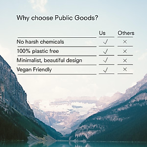 Public Goods Scented Soy Candle for Women & Men | Large 3 Wick Glass Candle | Long Lasting & Non Toxic | Made with Natural Soy Wax & Organic Essential Oils | Gift Box | 12.3oz Jar | Lavender & Vanilla