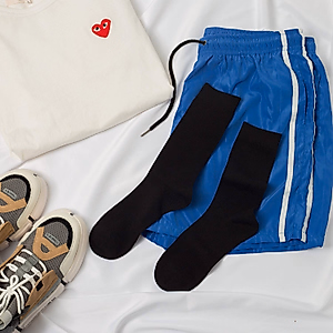 Sock Amazing Bamboo Rayon Socks Black Crew Socks Men Women 8 Pack Dress Socks