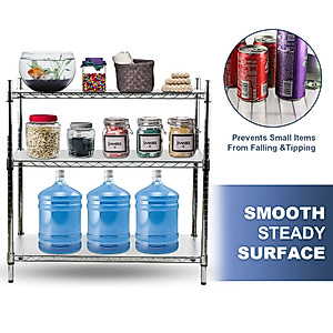 Wire Shelf Liner - Shelf Liners for Wire Shelving - Shelf Liner for Wire Shelves - Set of 4-14 X 36 Inch Black