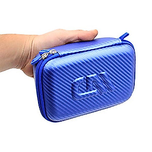 CASEMATIX Travel Case Compatible with Bakugan Figures, BakuCores and Trading Cards - Hard Shell Case with Padded Divider and Wrist Strap Compatible with Collectible Battle Figures - Case Only