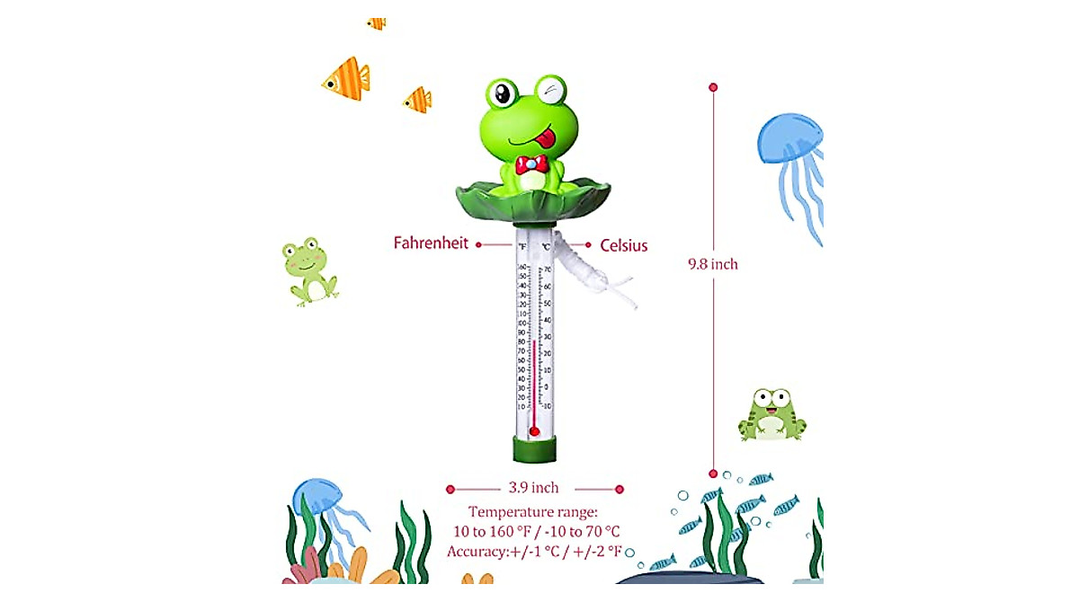 Doli Yearning Floating Pool Thermometer | Accurate Frog Design