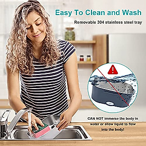 Samshow Electric Heating Lunch Box Food Heater/Warmer Portable Heated Lunch Boxes for Car truck and Home Work Adults Electric Lunch Box - Leak Proof, 1.5L Removable 304 Stainless Steel Container