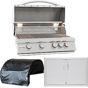 Blaze Premium LTE 3-Piece 32-Inch Natural Gas Outdoor Kitchen Package - BLZ-4LTE2-NG-3PC
