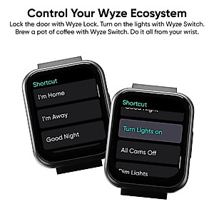 WYZE Smart Watch, Aluminum Smartwatch for Android Phones and iOS Phones IP68 Waterproof Fitness Tracker with Heart Rate/Blood Oxygen/Sleep/Menstrual Monitor Digital Watch (Watch 47MM)