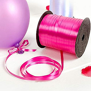 Curling Ribbon,1250 Yards Crimped Curling Ribbon Metallic Balloon Ribbon Shiny Wrapping Ribbon for Wedding, Birthday Party,Baby Shower, Crafts,Wrapping, Hair, School,5 Pack (Mixed Color 1)