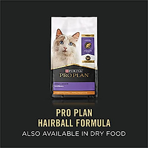 Purina Pro Plan Hairball Control Cat Food Wet Pate, Hairball Turkey Entree - (Pack of 24) 3 oz. Cans