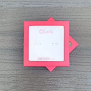 Little Miss Twin Stars Kids Earrings - 14k Gold Plated Frosted Flowers Earrings 3 Tone Blue. Lavender, & White Enamel Flower Leverback Girls Earrings-Brass