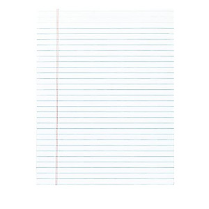 Office Depot Glue-Top Writing Pads, 8 1/2in. x 11in., Legal Ruled, 50 Sheets, White, Pack Of 12 Pads, 99409