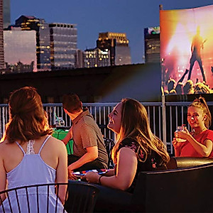 Miroir M220 HD Portable Projector - USB-C - Rechargeable Battery - Home and Outdoors (Renewed Premium)