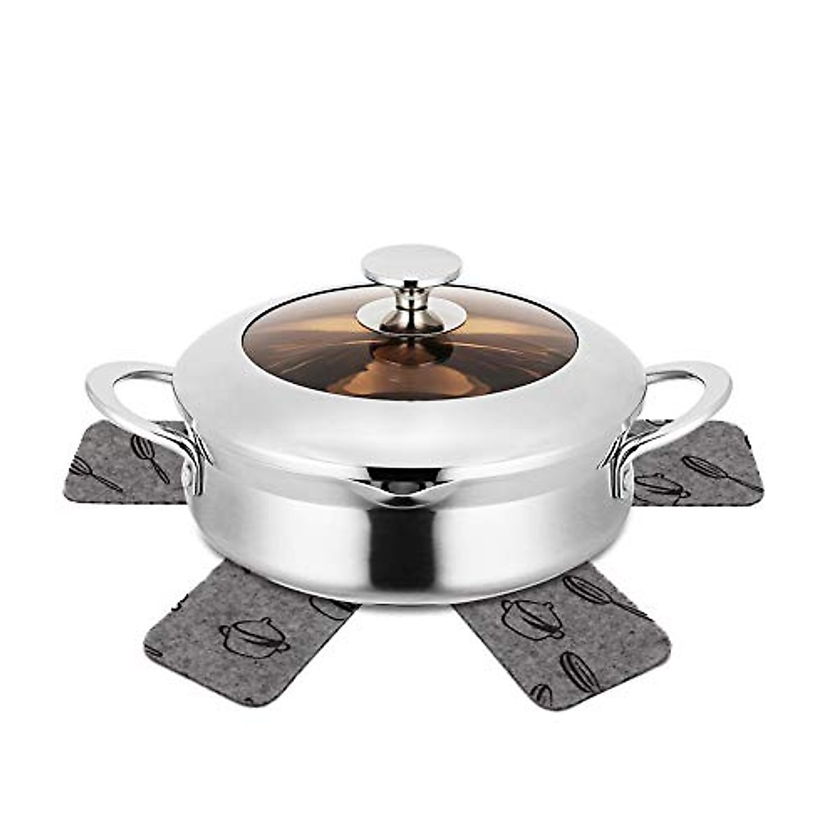 Pot and Pan Protectors, Set of 12 and 3 Different Size, Cookware Protector Set/Pots and Pans Dividers/Pans Separator Anti-Slip to Avoid Scratching or Marring When Stacking