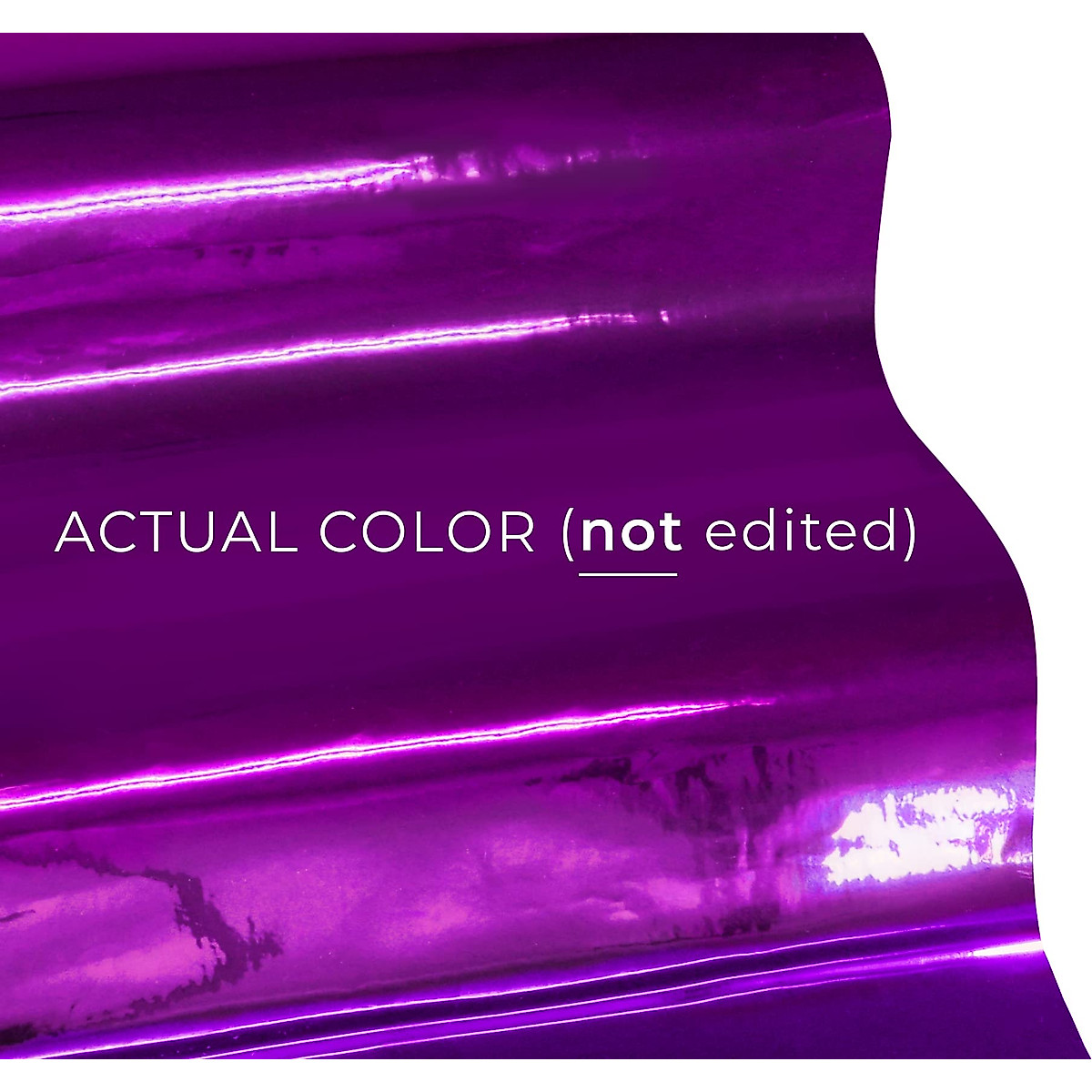 VViViD Chrome Purple Gloss DECO65 Permanent Adhesive Craft Vinyl Roll for Cricut, Silhouette & Cameo (7ft x 1ft Roll)