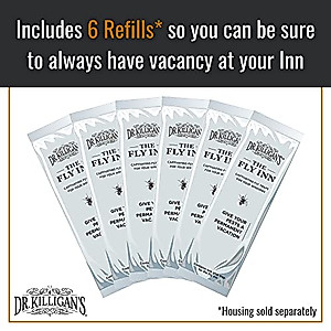 Dr. Killigan's The Fly Inn Replacements - Replacement Traps for The Fly Inn (6 Insert Refills)
