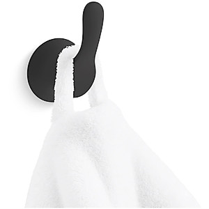 KOHLER 27395-BL SIMPLICE Single Robe Hook, Matte Black