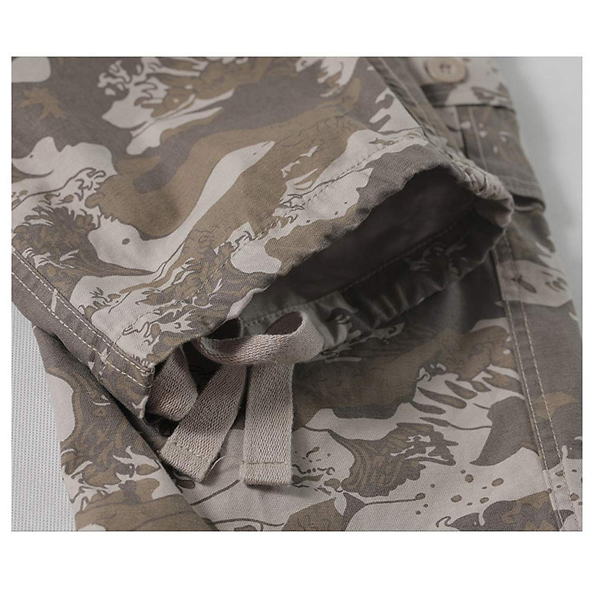 VATOONY Wild Cargo Pants, Casual Work Pants, Military Army Camo Pants, Combat Hiking Pants with 8 Pockets(No Belt) 3357 Water Spray Camo 38