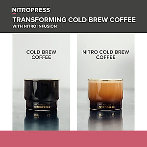 Hatfields London NitroPress Coffee Nitrogen Chargers, Use with NitroPress Instant Nitrogen Diffuser for Nitro Cold Brew Coffee (40 Cartridges)