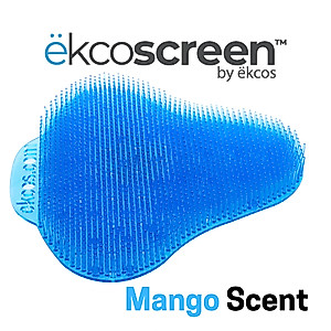 Diversey - EKS-3B-12 ekcoscreen 60 Day Premium Anti-Splash Urinal Screen, 7" x 7" Blue/Fresh & Ekcos Innovations EKS-8BM-12 ekcoscreen 60 Day Premium Anti-Splash Urinal Screen, Blue/Mango, 7x8-Inch