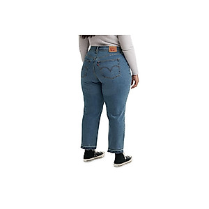 Levi's Women's Plus Size Wedgie Straight Jeans, Love in the Mist, 16