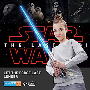 Rechargeable AA Batteries Lithium - 8 Pack 2600mWh 1.5V Hi Capacity USB Rechargeable Lithium Ion Double AA Size Battery with Charge Cable Fast Full Charging in 1.5 Hours CE FCC Listed