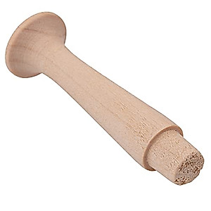 Birch Medium Shaker Pegs | 2-1/2" Length | Pack of 10 | Wood Pegs for Hanging | Coat Rack Pegs | UA-87-BWSP