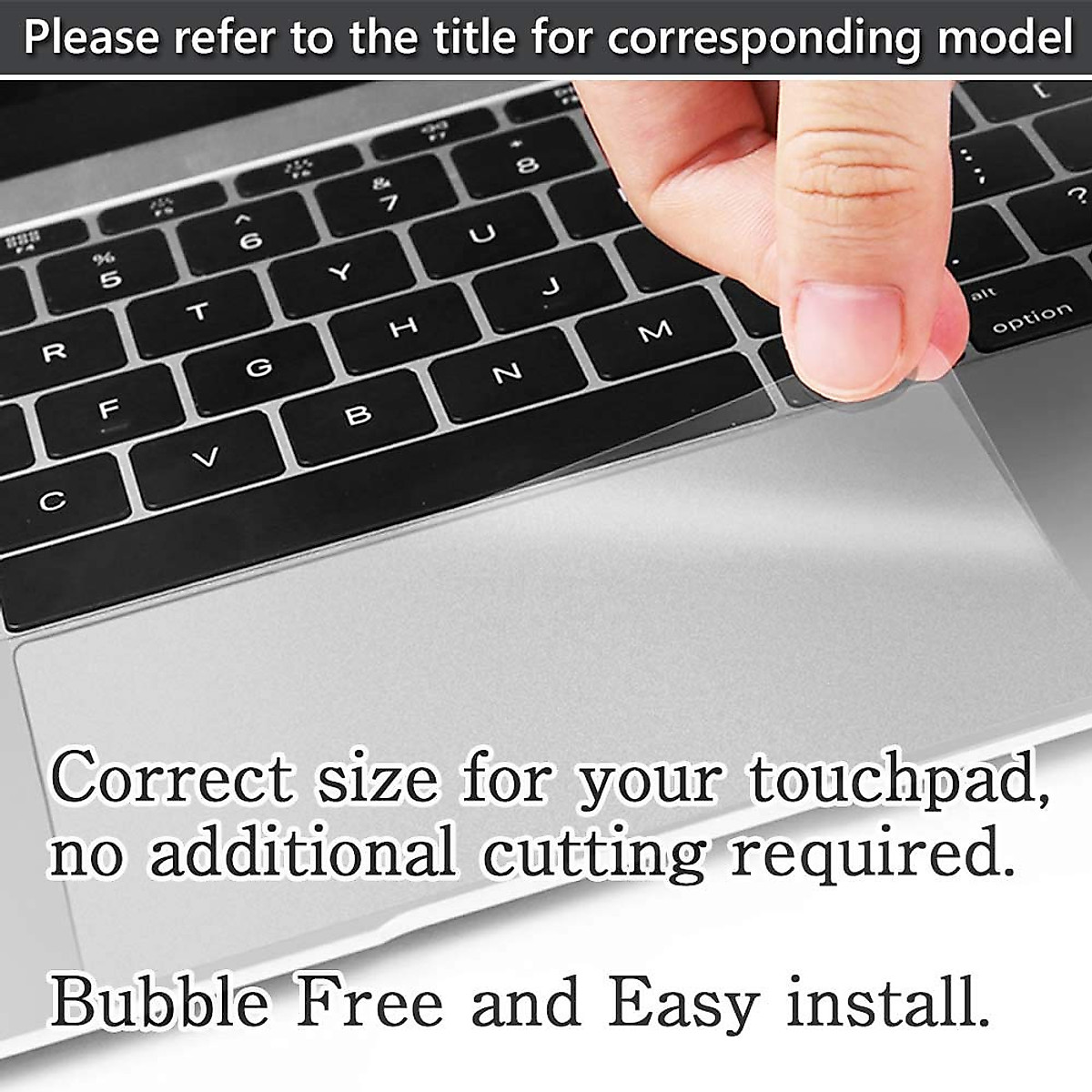 Puccy 2 Pack Touch Pad Film Protector, compatible with Dell Latitude 5290 12.5" TPU TouchPad Guard Cover （ Not Tempered Glass/Not Screen Protectors）