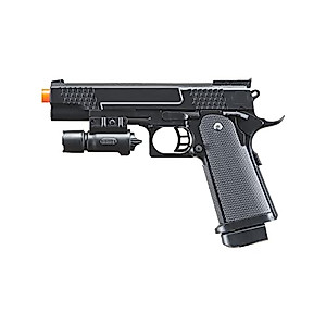 P2 Spring Powered Airsoft Pistol Plastic Lightweight/ (Black)-