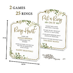 Lillian Rose Put Ring Hunt Bridal Shower Games, One Size, Multi