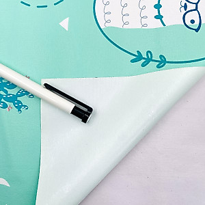 Yifasy Shelf Liner Alpaca Cactus Self-Adhesive Waterproof Drawer Paper Protect Furniture Wall Surface Decor Toy Storage Trunk 118x17.7 Inch