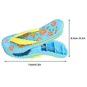 Beach Towel Clips, 1PCS Portable Towel Clips, Flip Flop Windproof Clips Clothespins Peg Clamps Chip Clips, Secure Clips for Beach Chairs Sunbeds or Pool Lounges
